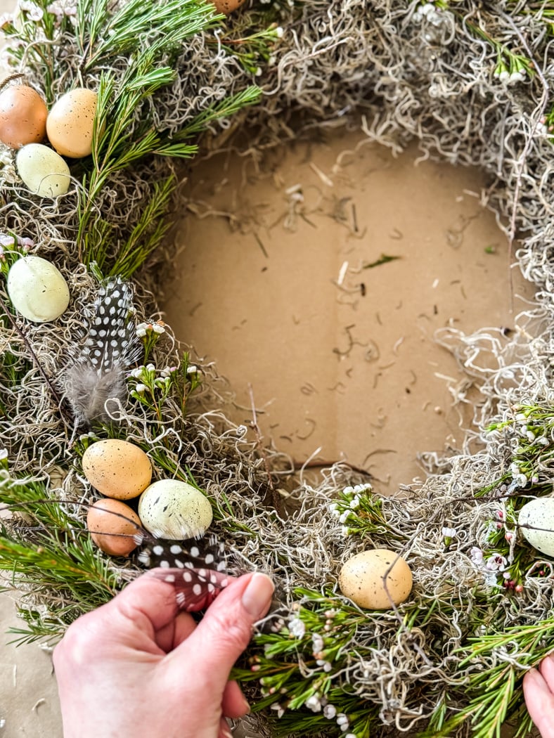 Fresh & Feathery: A Spring Wreath Tutorial - Cottage On Bunker Hill