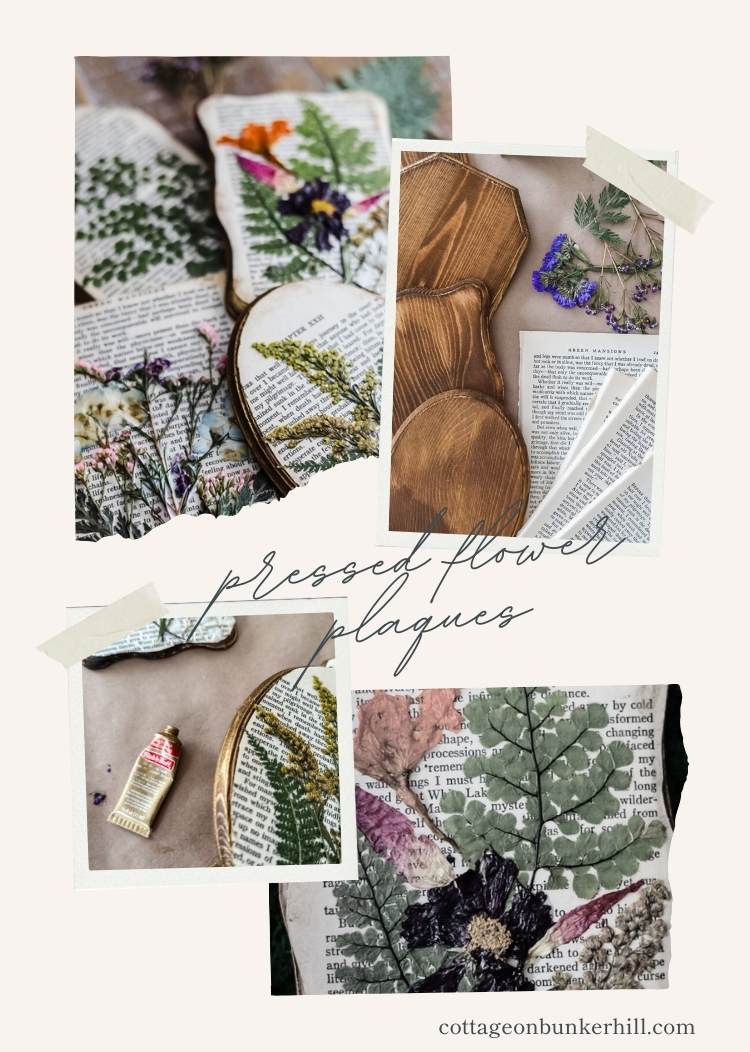 Vintage Vibes: Crafting Decoupage Plaques with Pressed Flowers ...